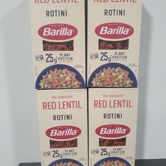 Other | Barilla Red Lentil Rotini 88oz Gluten Free Veganx 4 Boxes ...